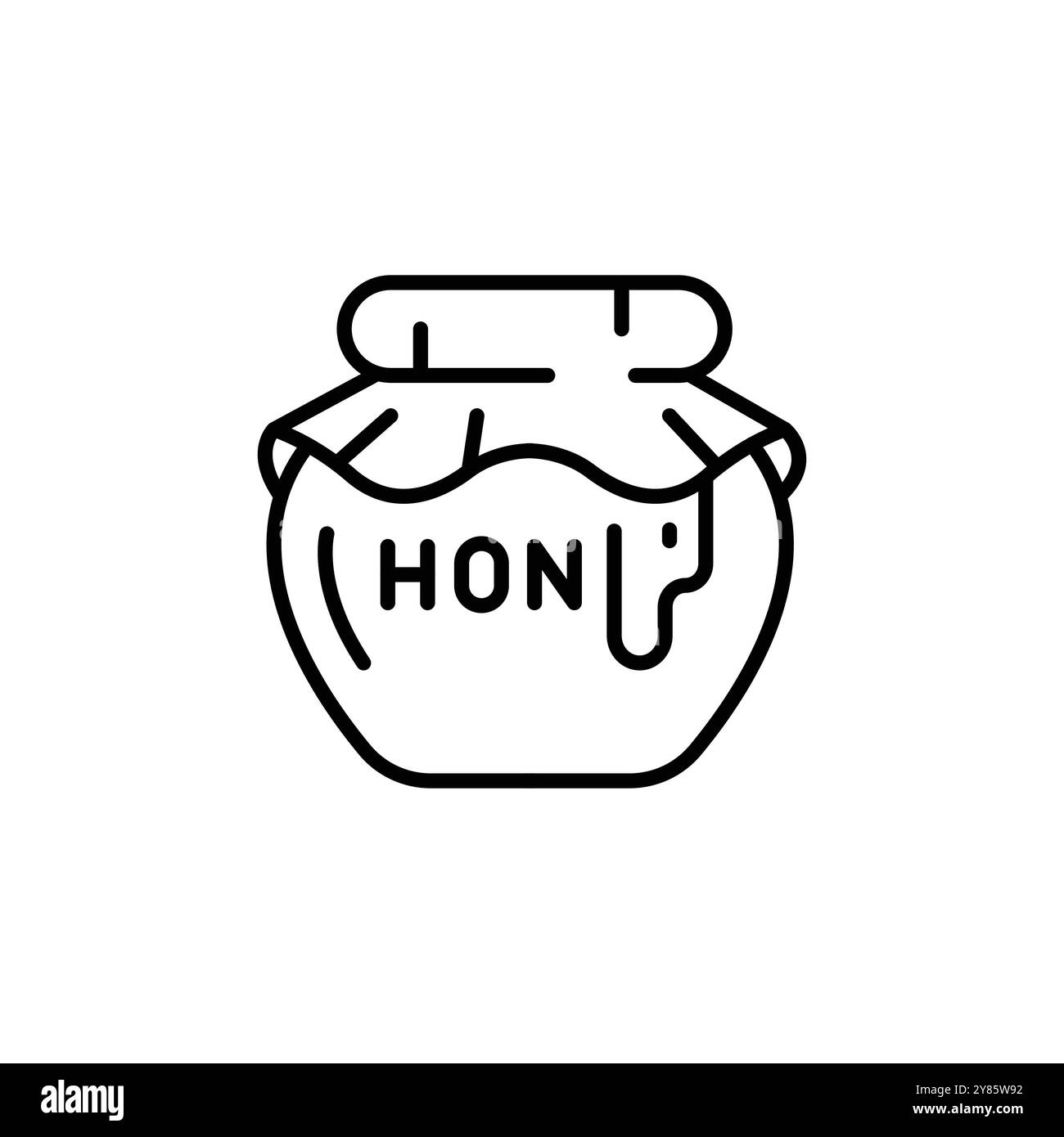 Honeycomb honey production bee Black and White Stock Photos & Images ...