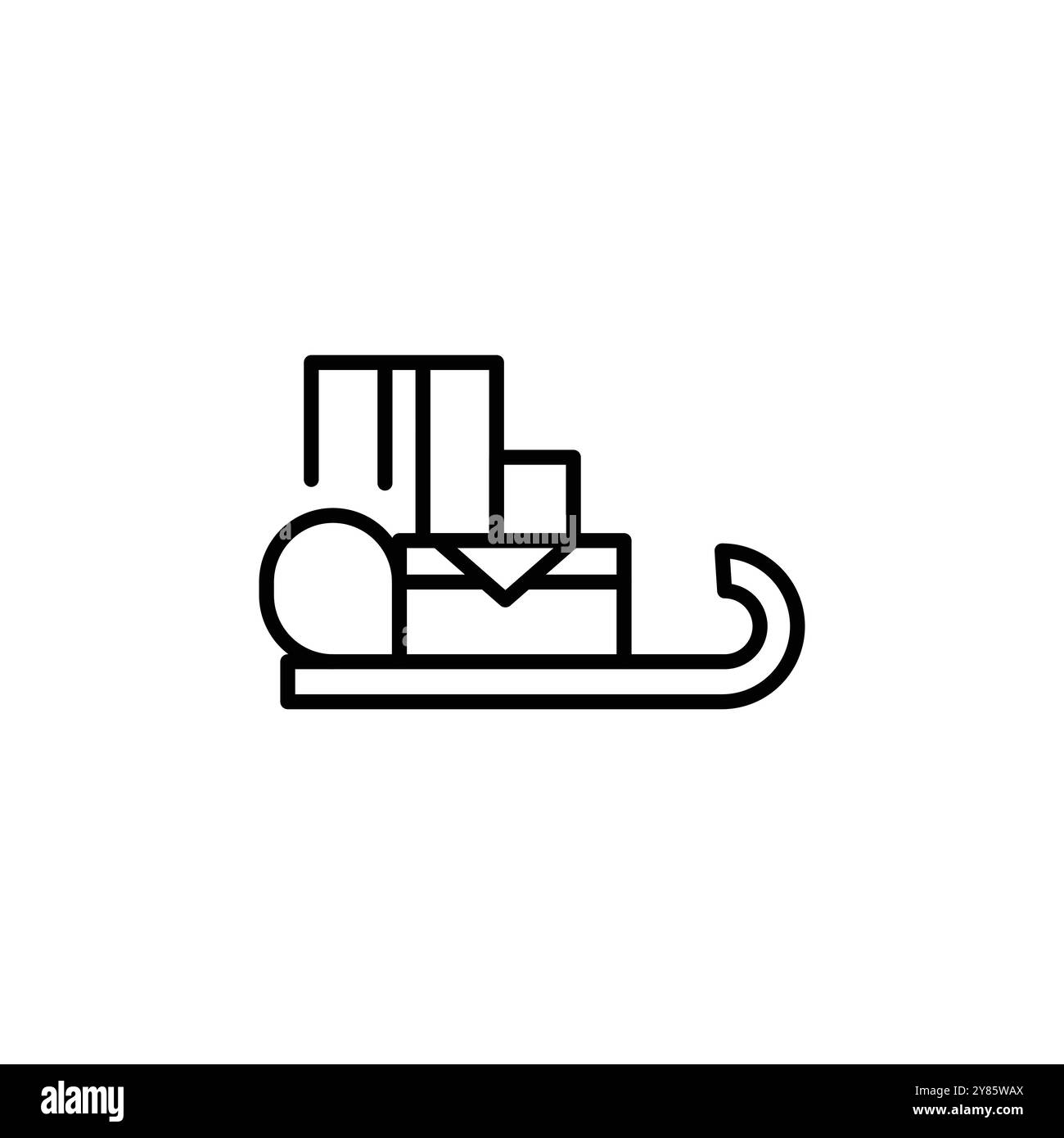 Northern sled Stock Vector Images - Alamy