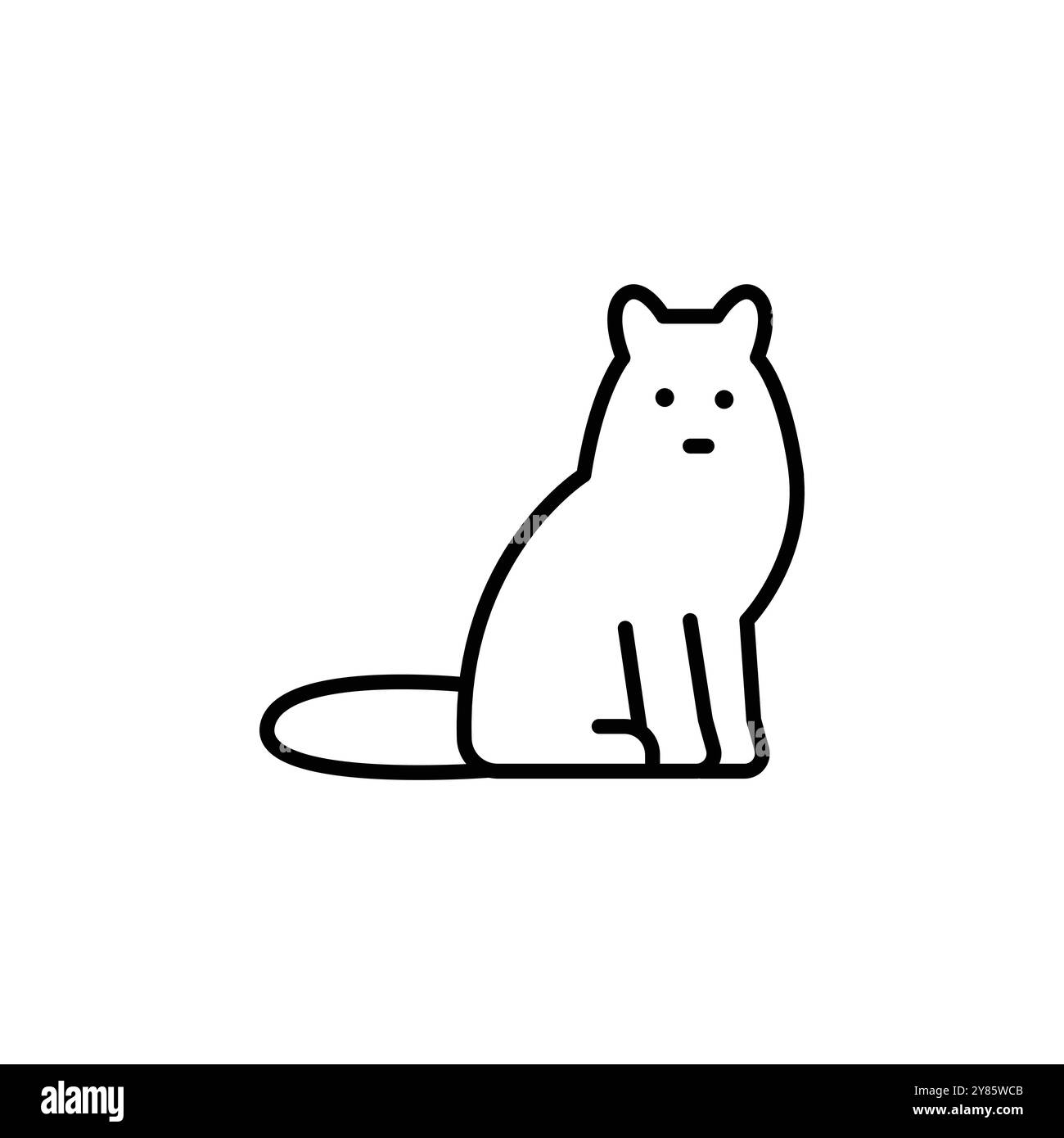 Arctic fox icon Stock Vector Image & Art - Alamy