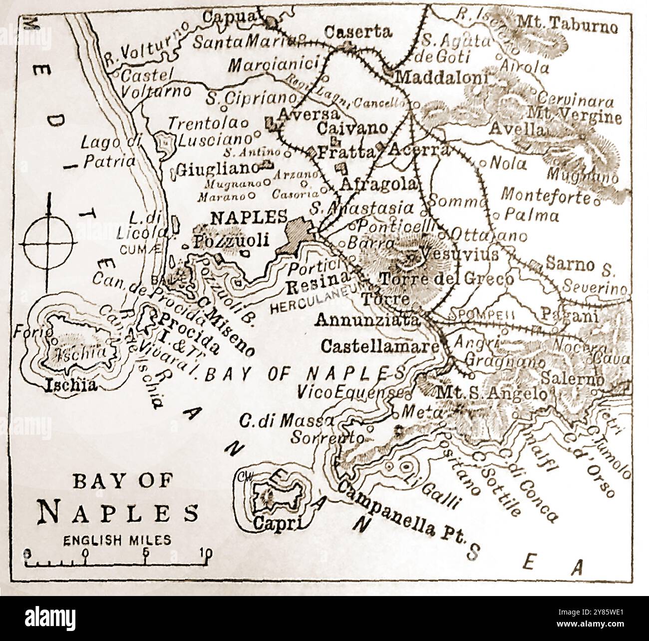 Map of caserta hi-res stock photography and images - Alamy