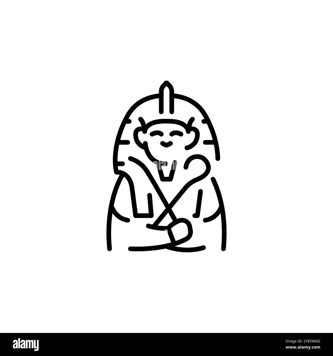 Ancient egyptian iconography Cut Out Stock Images & Pictures - Alamy