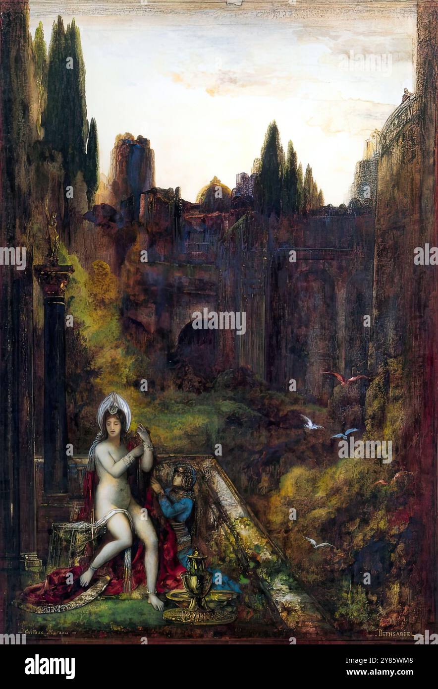 Gustave Moreau - Bethsheba Stock Photo - Alamy