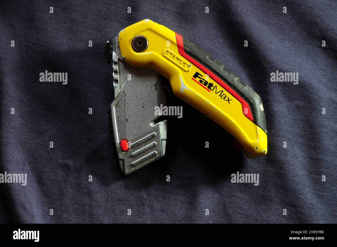 Stanley knife for practical craft and woodworking use Stock Photo - Alamy