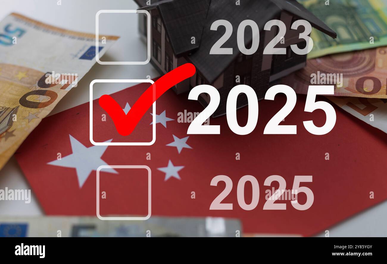 Changing year 2024 2025 hi-res stock photography and images - Alamy