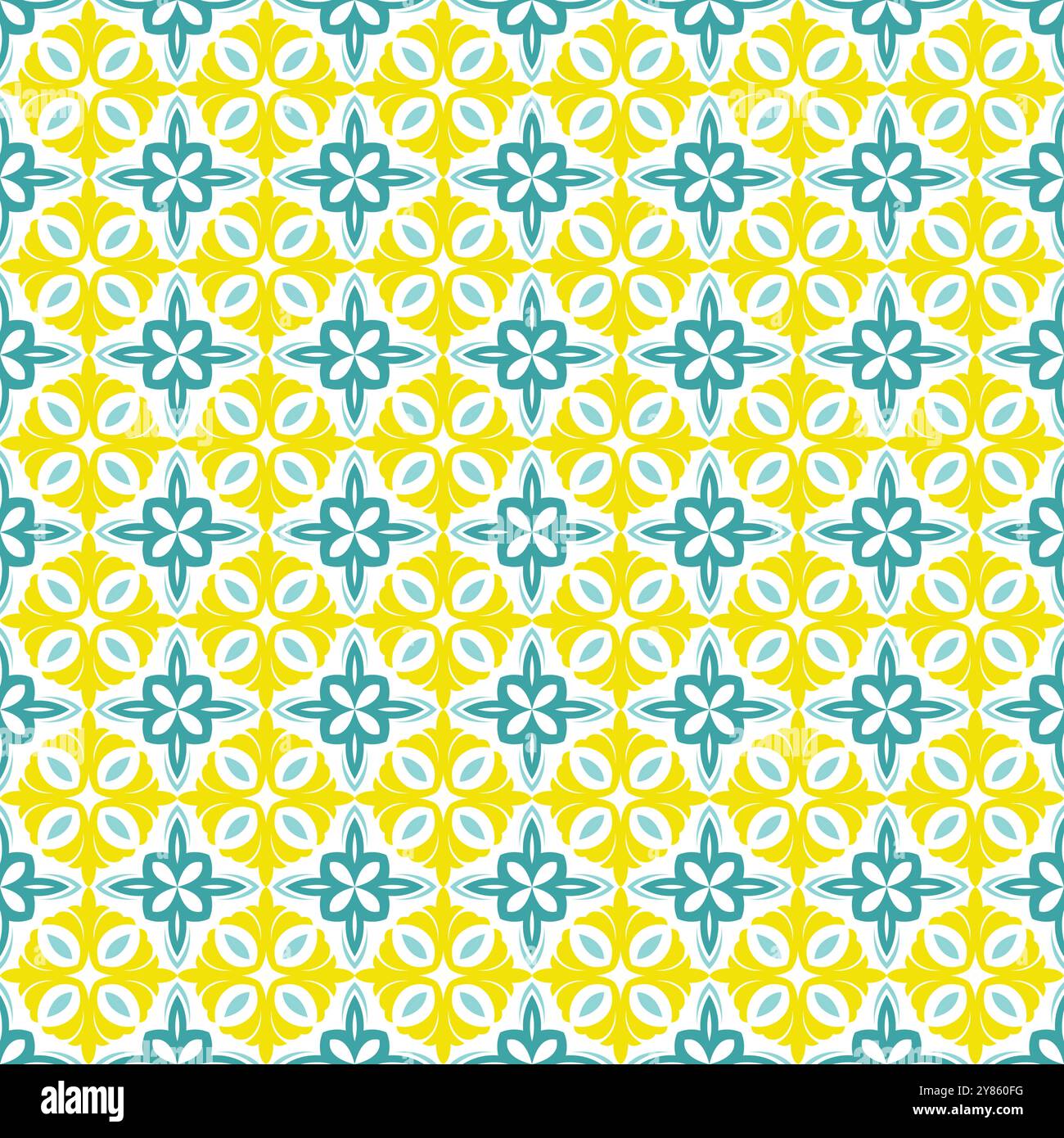 Beautiful Ornamental Tile Background Vector. Talavera Pattern Design Stock Vector Image & Art ...