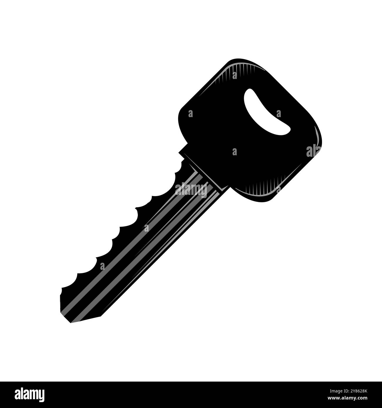 key icon isolated on white background. Key icon. Lock or unlock sign ...