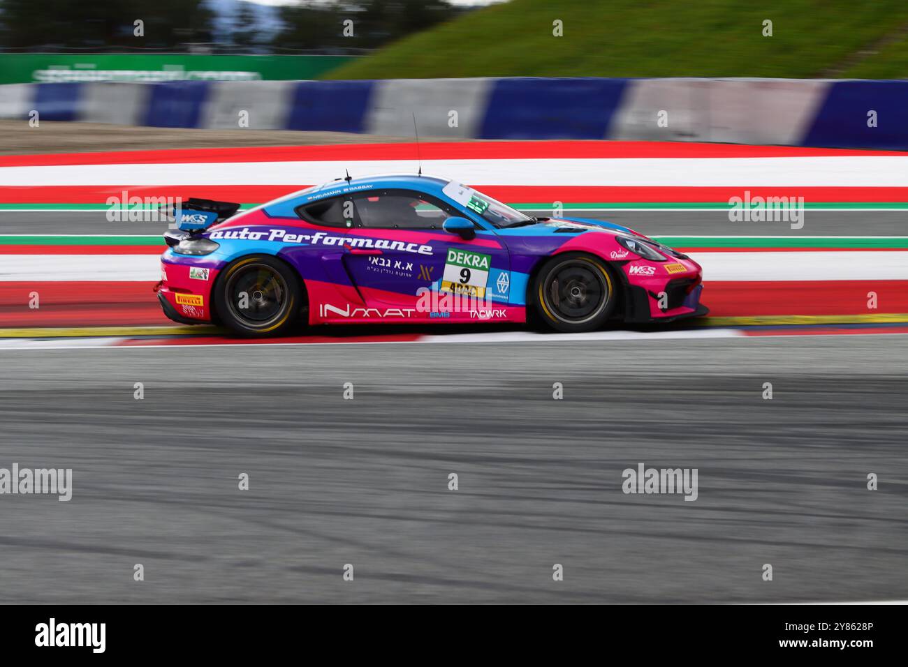 Tano Neumann (BGR) / Alon Gabbay (ISR), #9, Porsche 718 Cayman GT4 RS ...