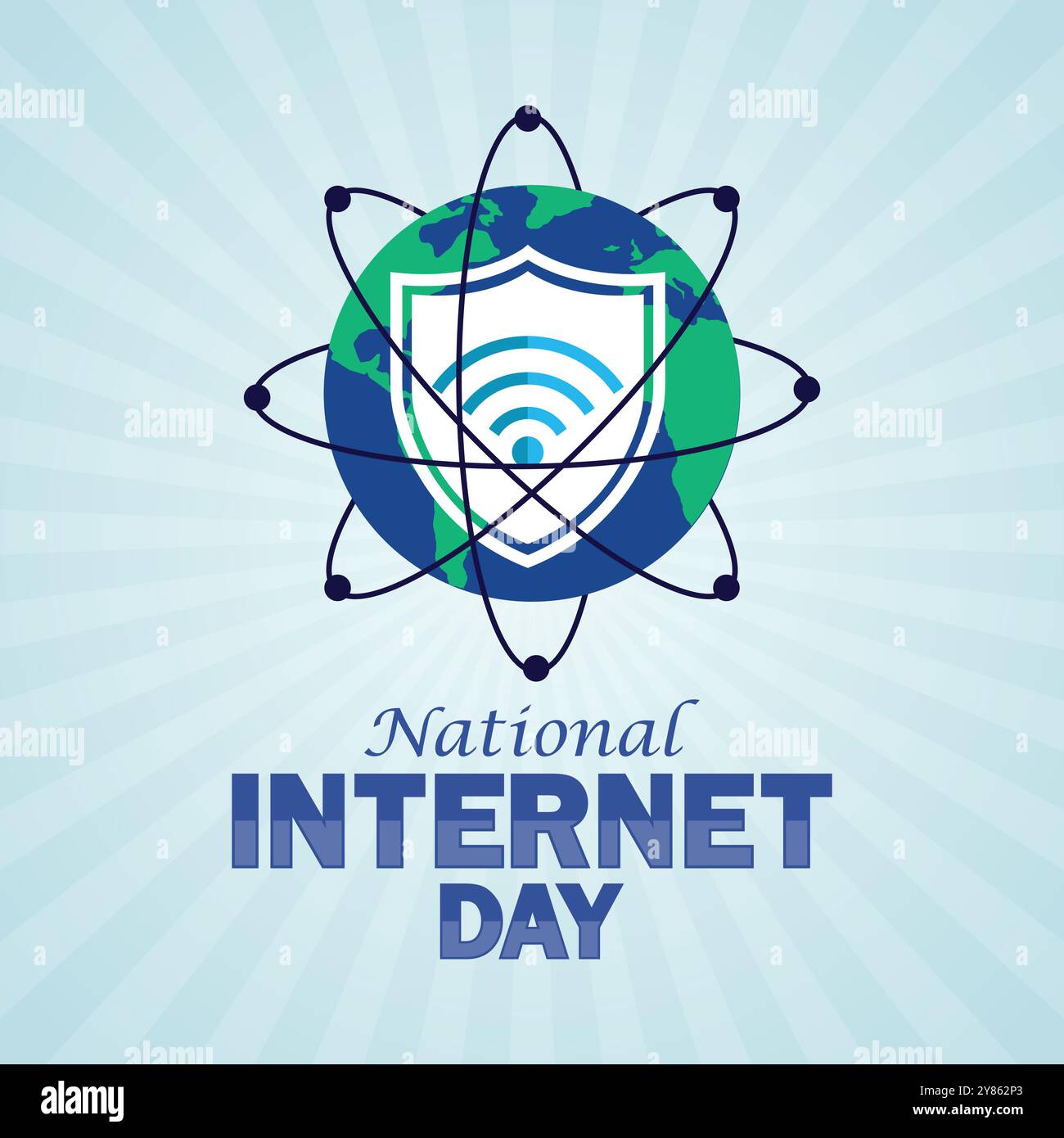National Internet Day. Holiday concept. Template for background, banner ...