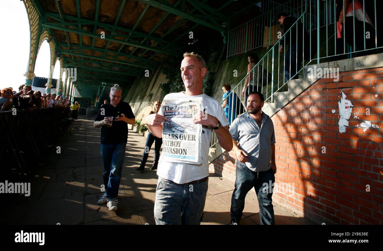 Norman Cook aka Fatboy Slim performs live at Big Beach Boutique 4 on ...
