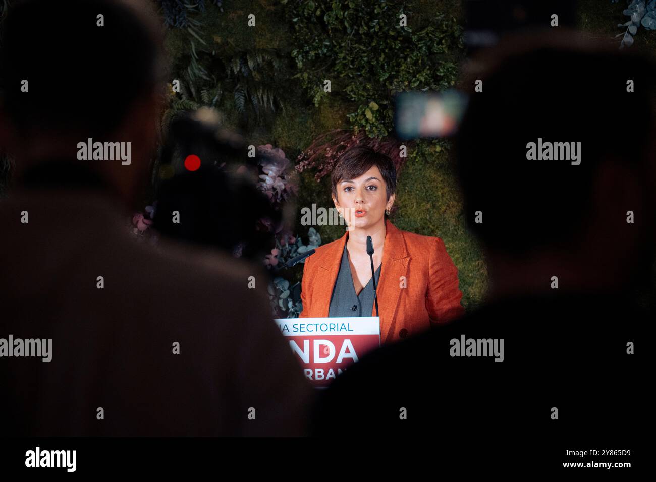 The Minister of Housing, Isabel Rodríguez, during a press conference ...