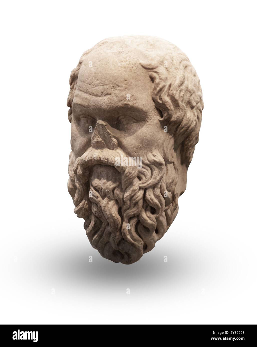Sculpture portrait socrates hi-res stock photography and images - Alamy