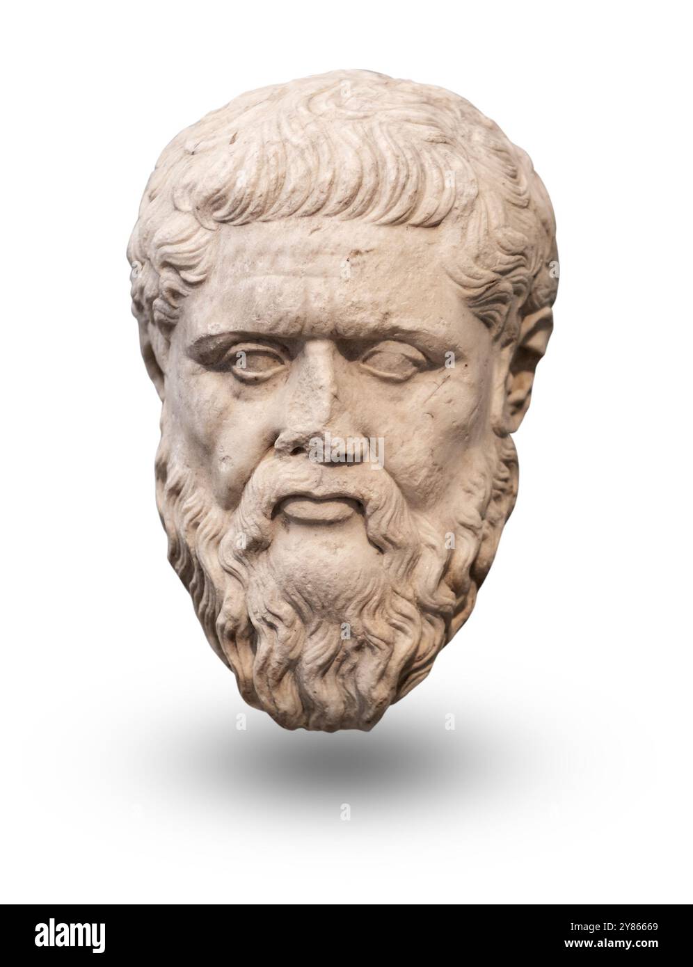 Marble bust on background Cut Out Stock Images & Pictures - Alamy