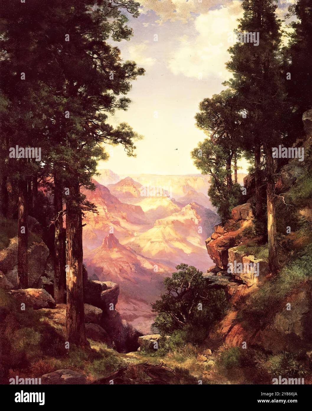 thomas moran - Grand Canyon Stock Photo - Alamy