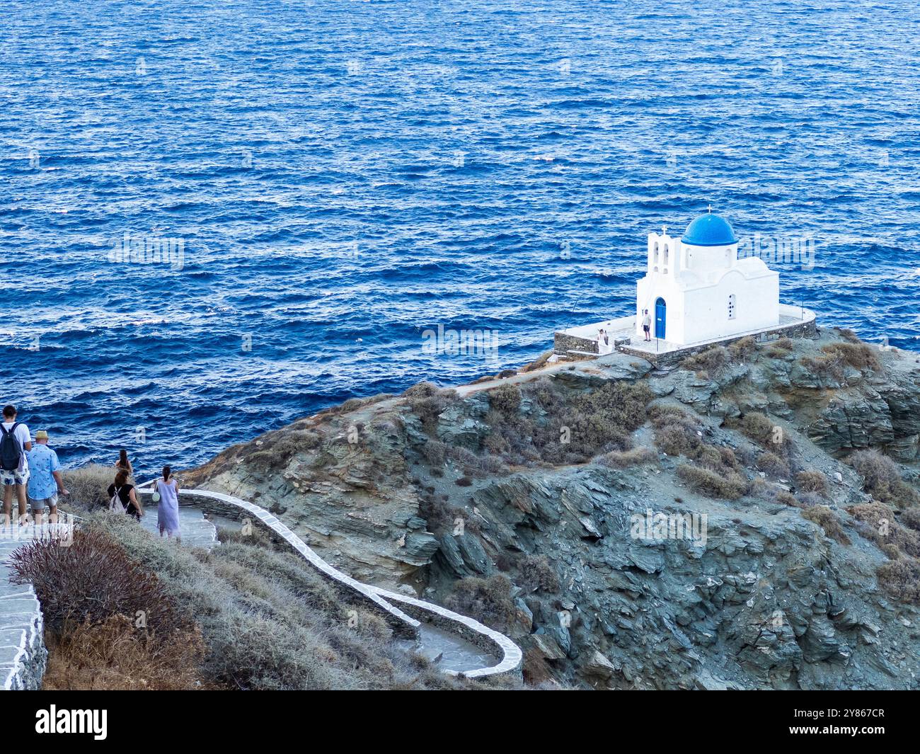 The Church of the Seven Martyrs (Epta Martyres) is located in Kastro ...