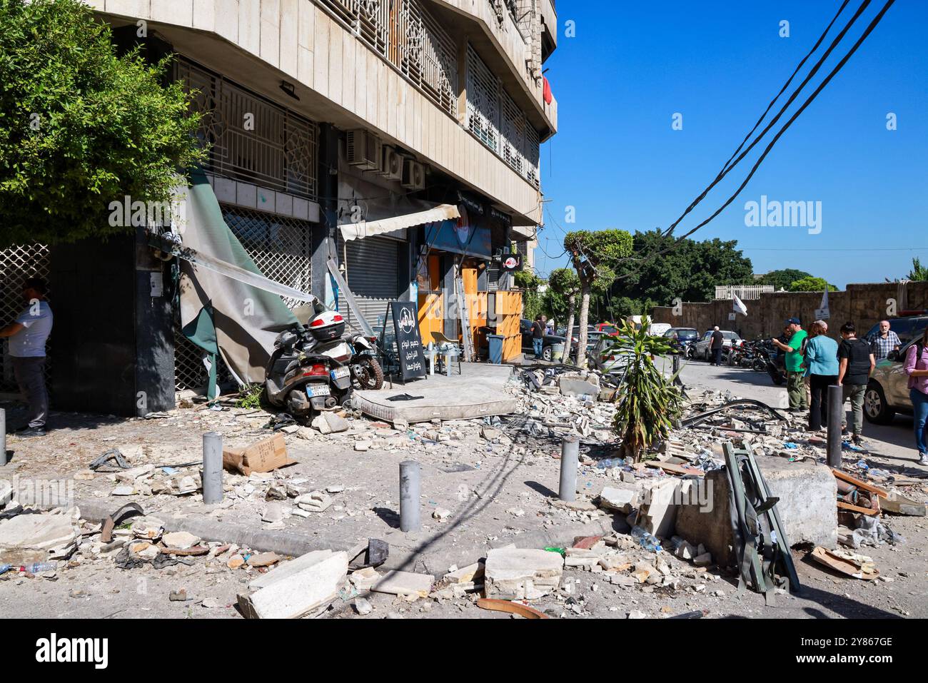 Lebanon explosion 2024 hi-res stock photography and images - Alamy