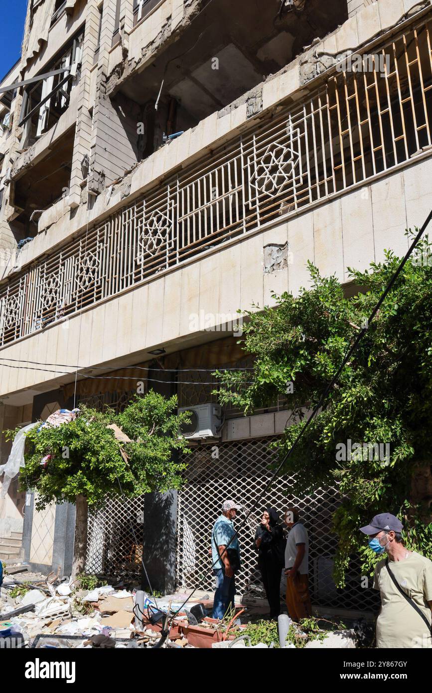 Beirut, Lebanon. 03rd Oct, 2024. Sylvain Rostaing/Le Pictorium - Beirut ...