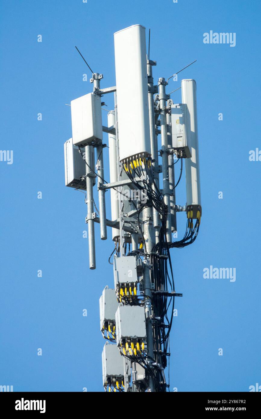 Mobile phone antennas in Berlin Germany Stock Photo - Alamy