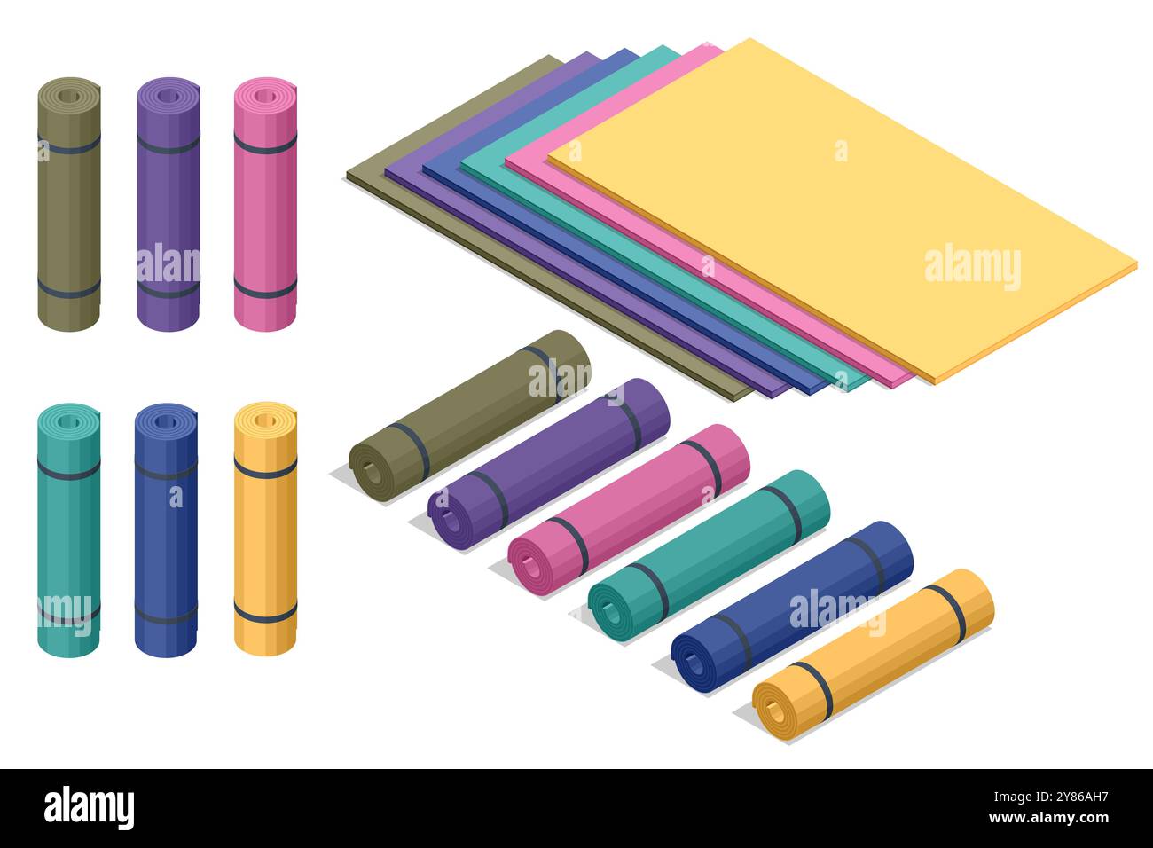 Sports mat karimat exercise hi-res stock photography and images - Alamy