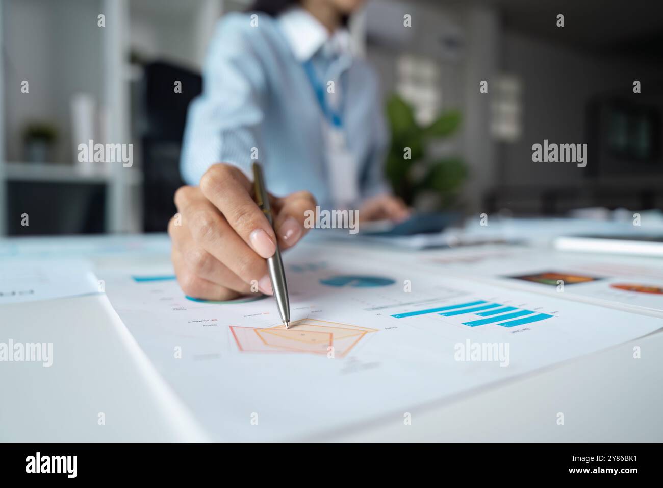 Professional Business Analysis with Charts and Graphs in a Modern ...