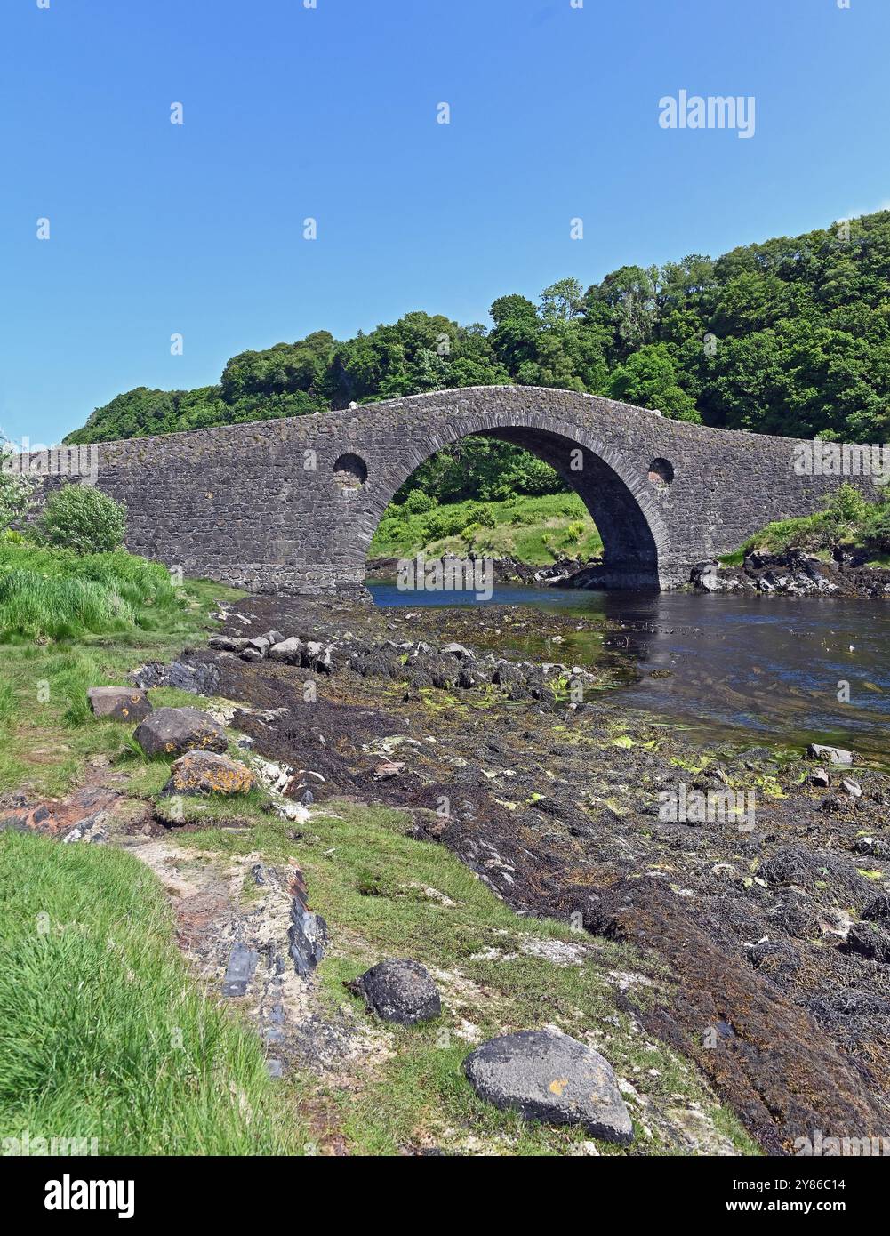 The Clachan Bridge (also known as the Bridge over the Atlantic) is a ...