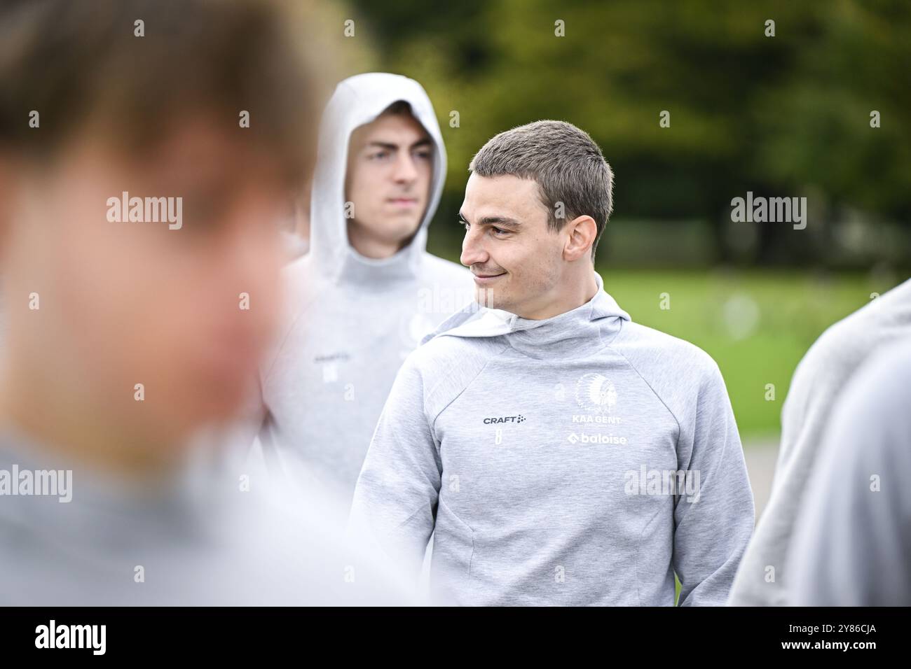 London, UK. 03rd Oct, 2024. Gent's Pieter Gerkens pictured during a ...