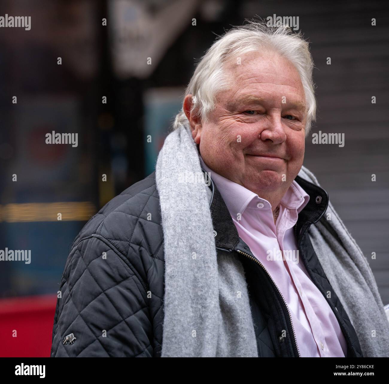 London, UK. 3rd Oct, 2024. Nick Ferrari, media celebrity, leaves Global ...