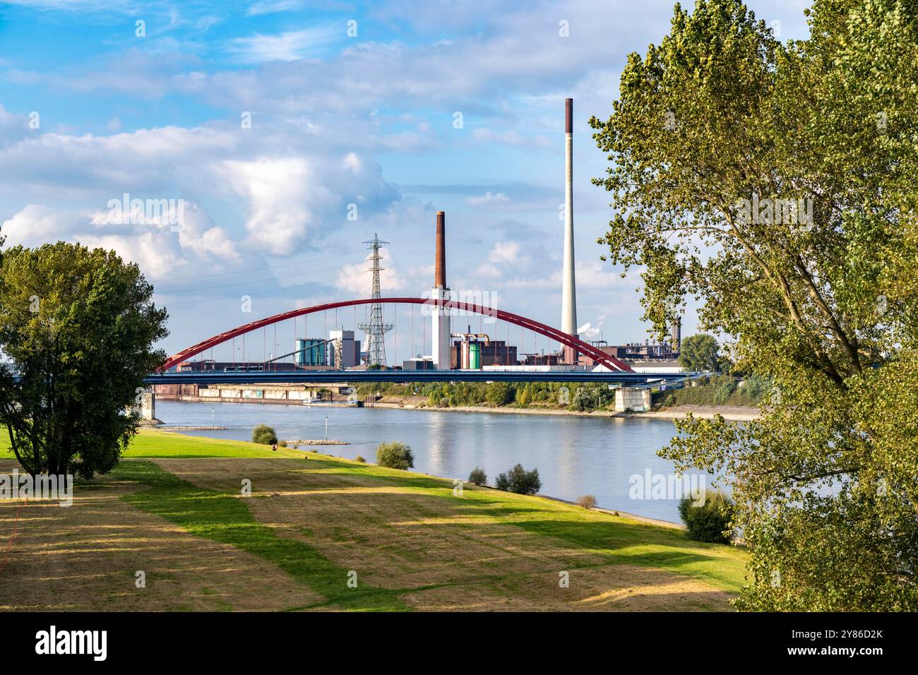 The Bridge of Solidarity, Germany's longest tied-arch bridge, over the ...