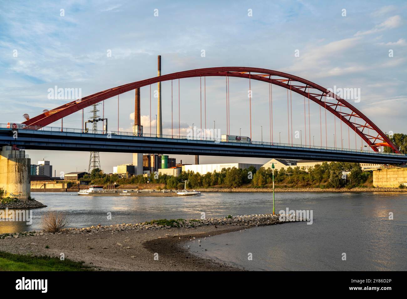 The Bridge of Solidarity, Germany's longest tied-arch bridge, over the ...