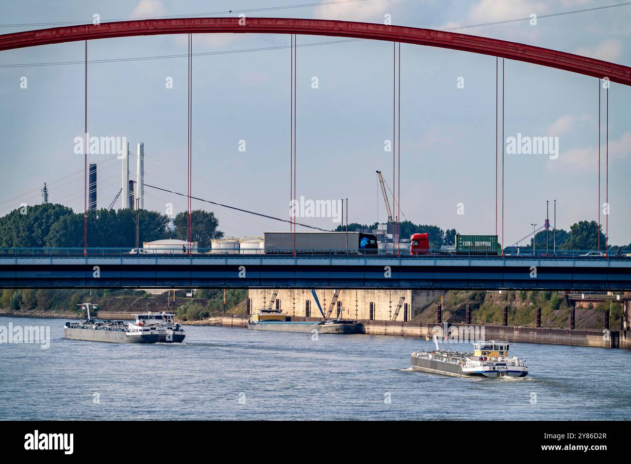 The Bridge of Solidarity, Germany's longest tied-arch bridge, over the ...