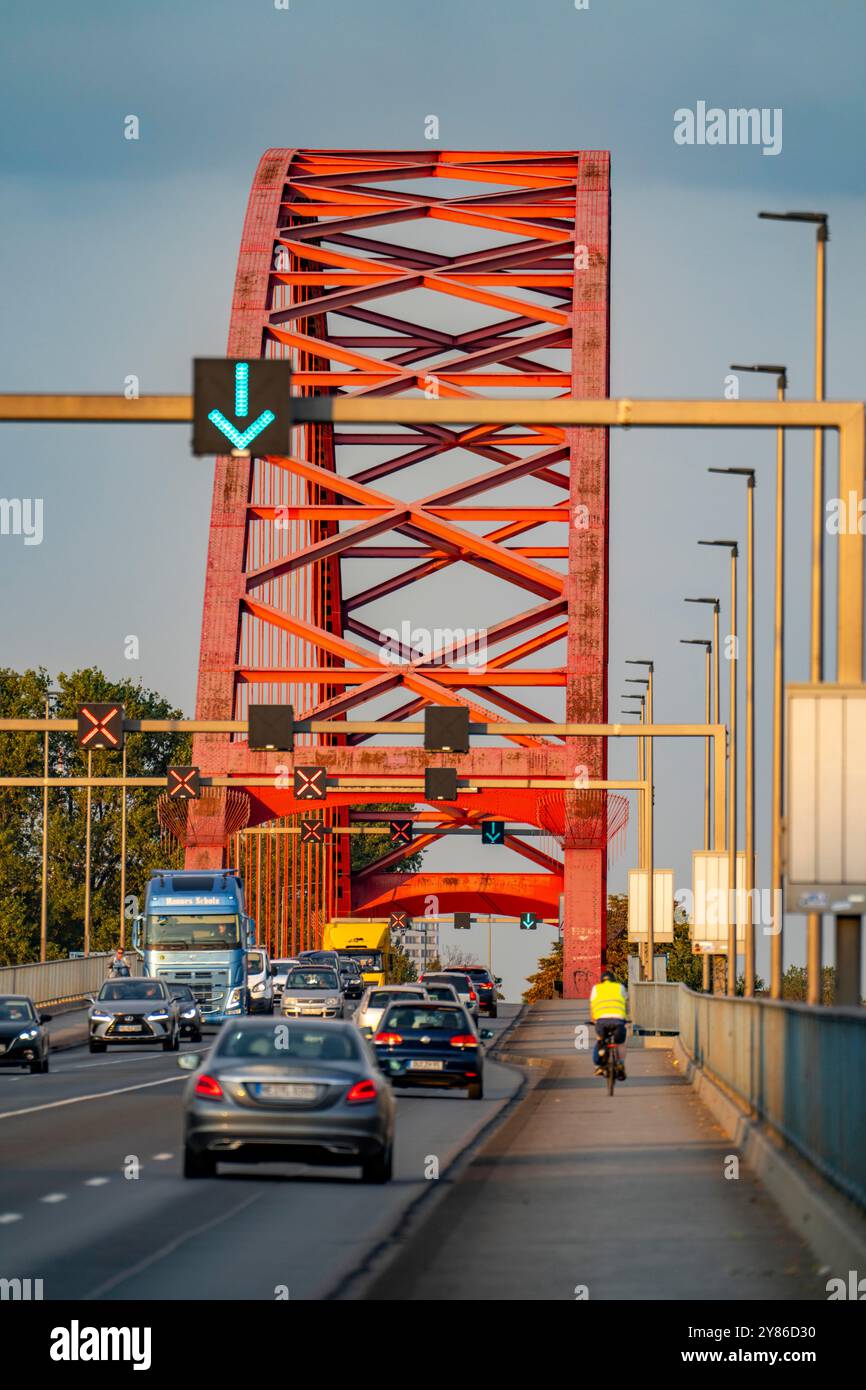 The Bridge of Solidarity, Germany's longest tied-arch bridge, over the ...