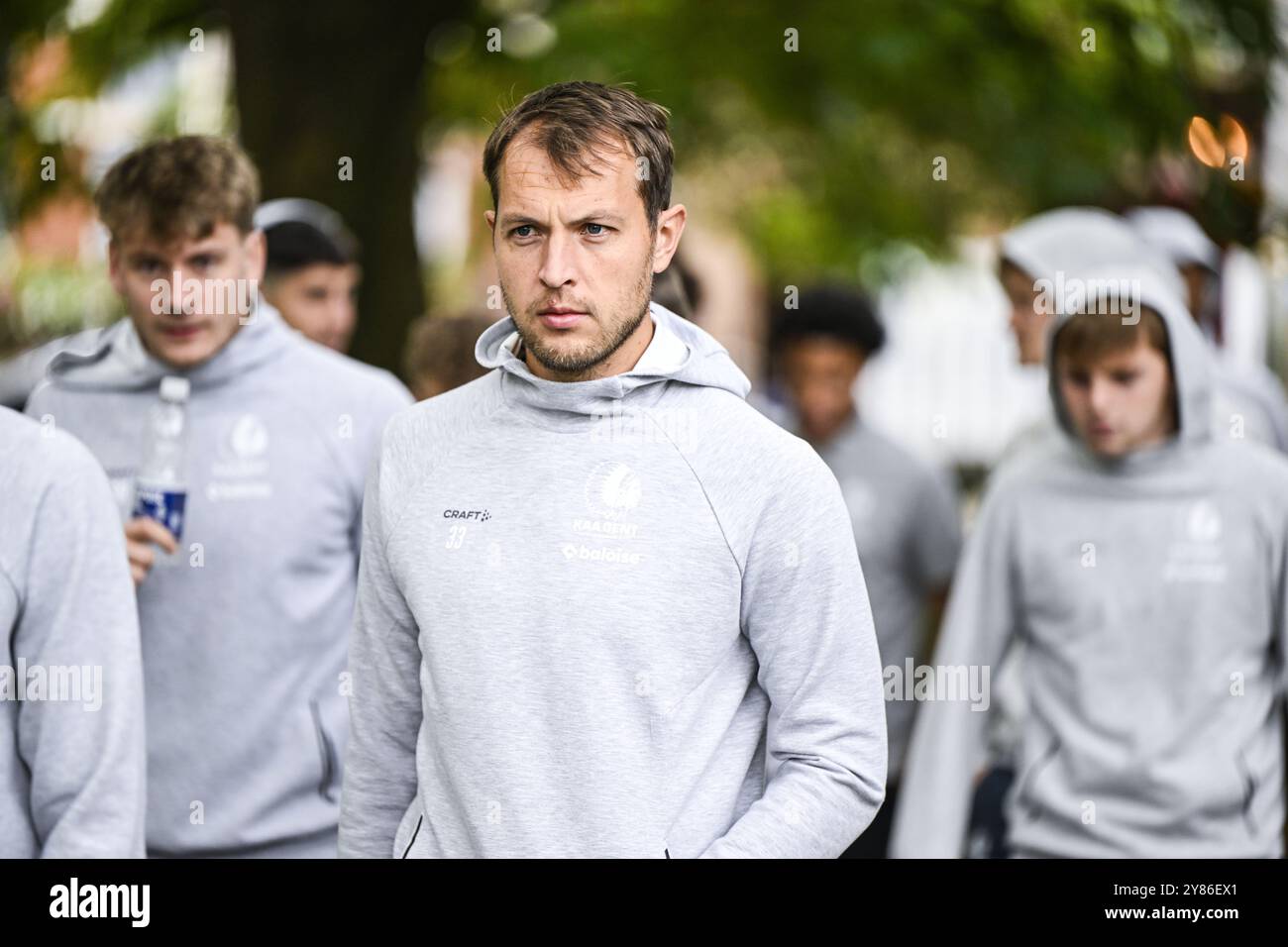 London, UK. 03rd Oct, 2024. Gent's goalkeeper Davy Roef pictured during ...
