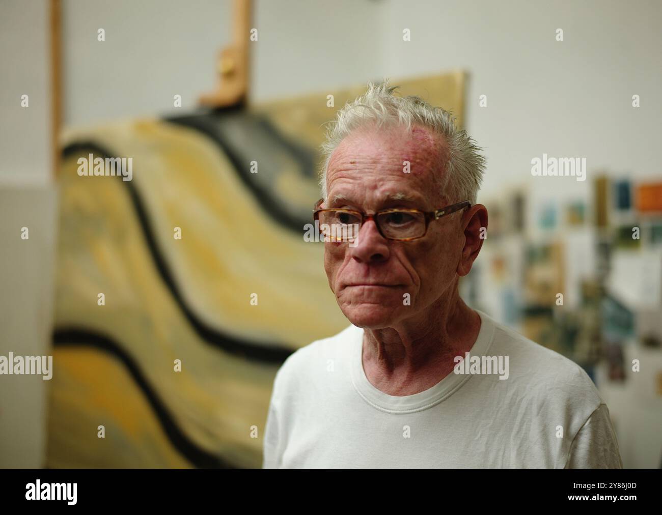 Irish artist Patrick Hall (b. 1935 Stock Photo - Alamy