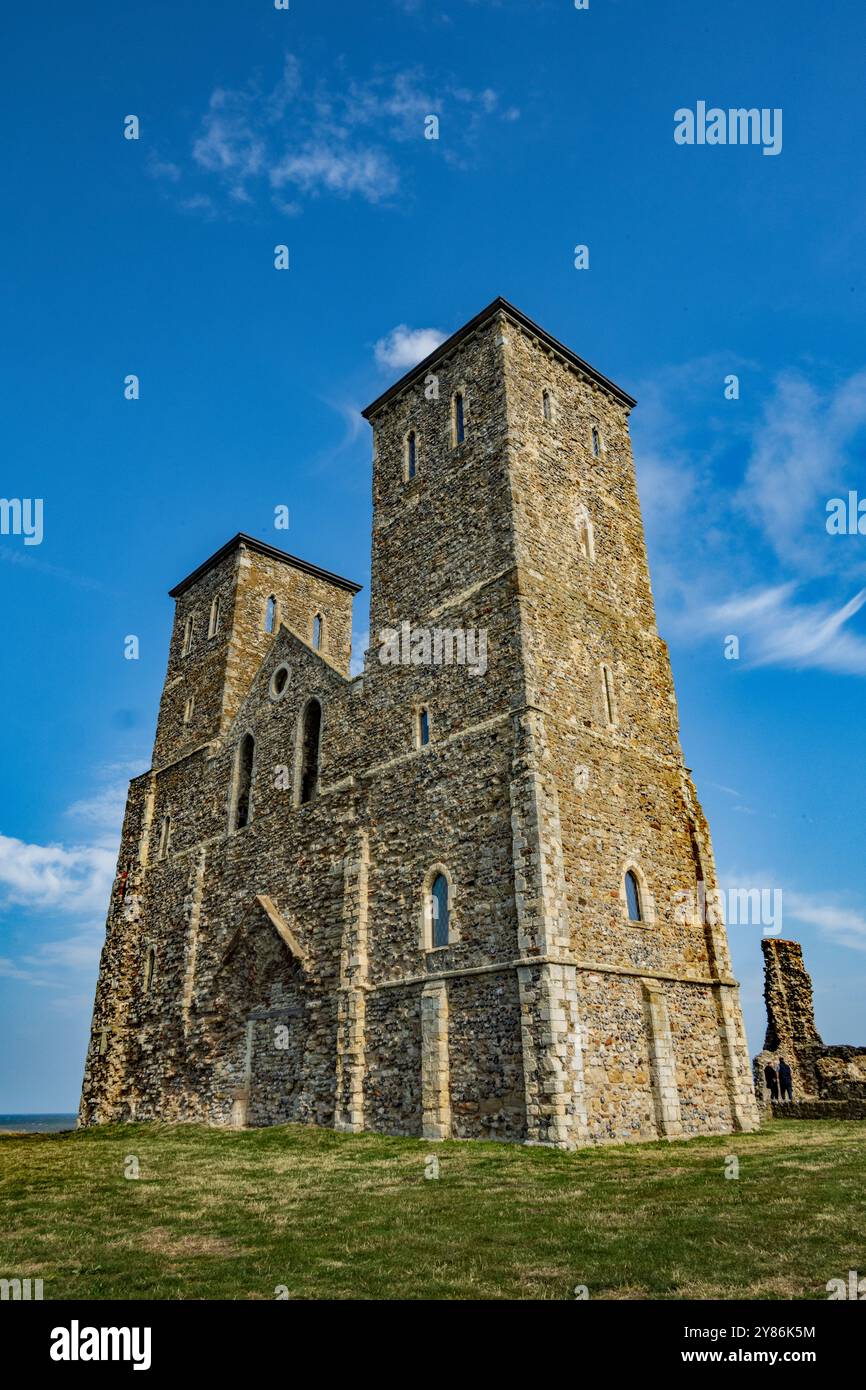 Reculver towers restoration hi-res stock photography and images - Alamy