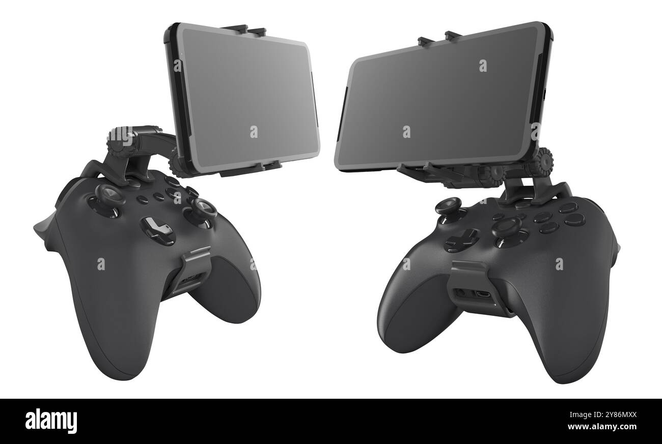 Set of mobile game controllers designed for a truly immersive and ...