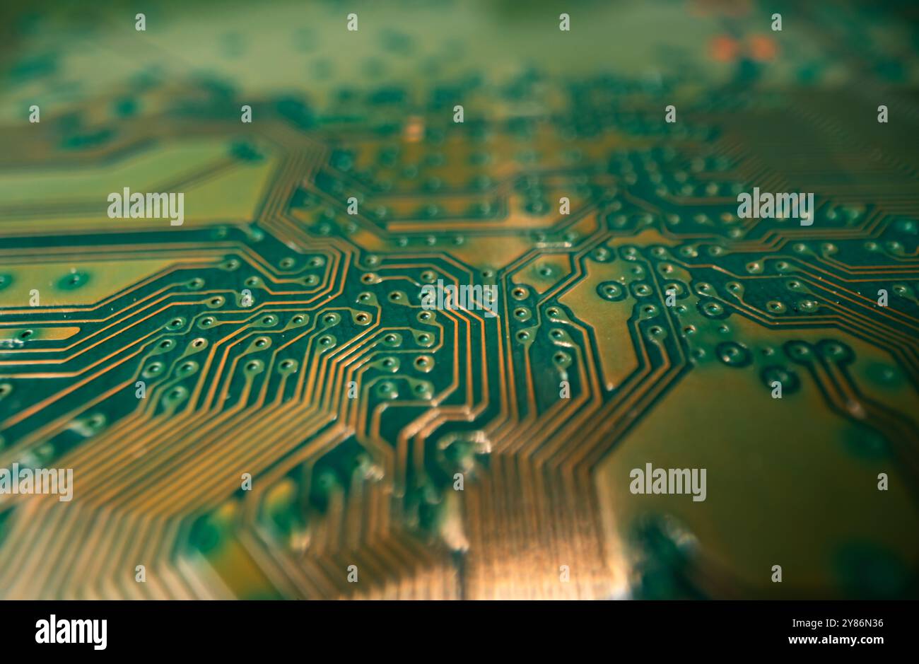 Electronic circuit board technology background. Electronic plate ...