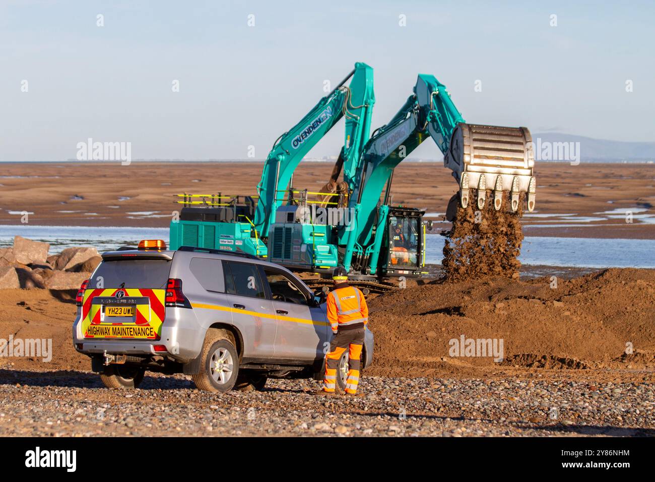 Anchorsholme coastal protection scheme hi-res stock photography and ...