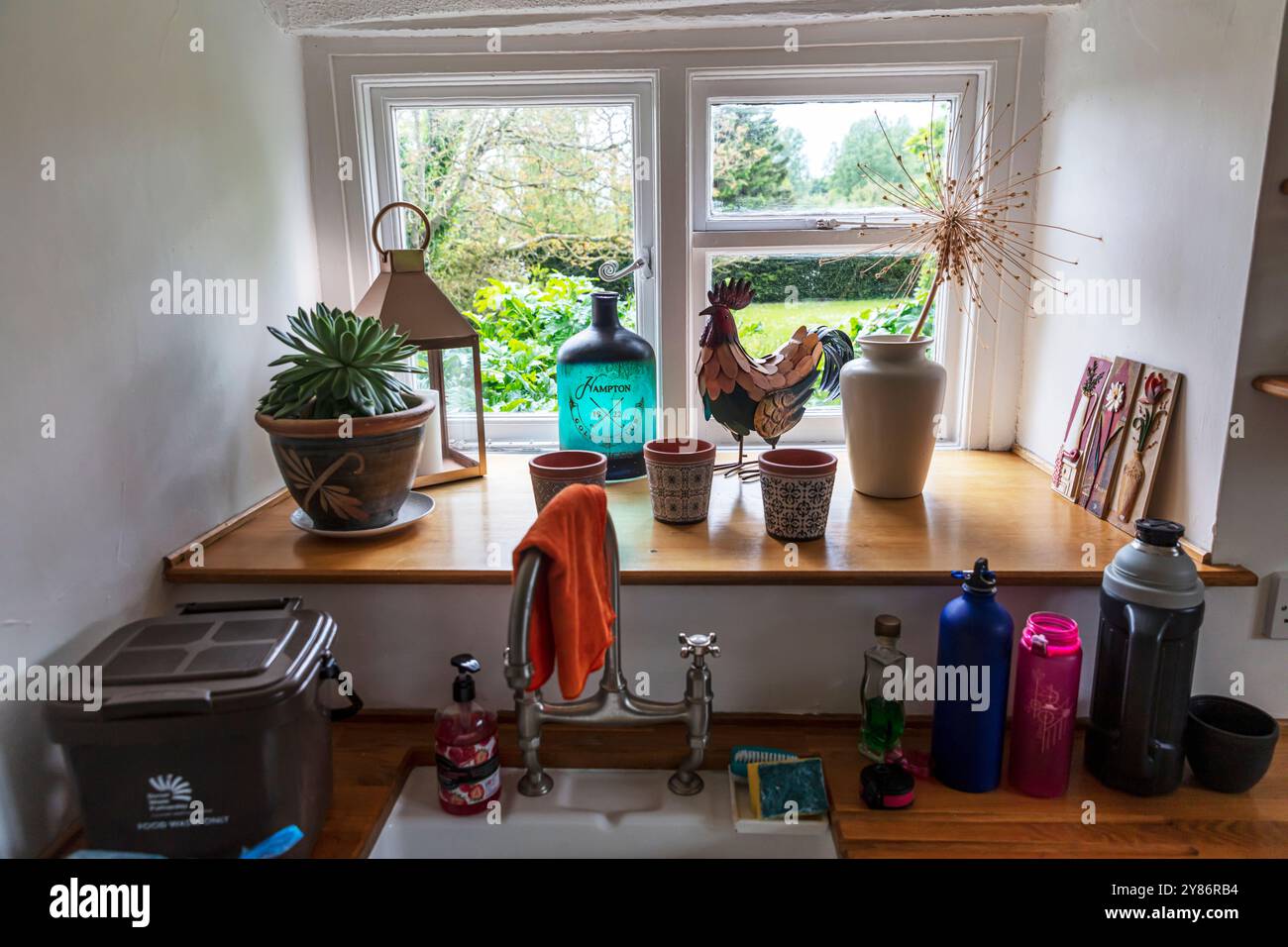Kitchen window, kitchen sink, ornaments, window ornaments, window ...
