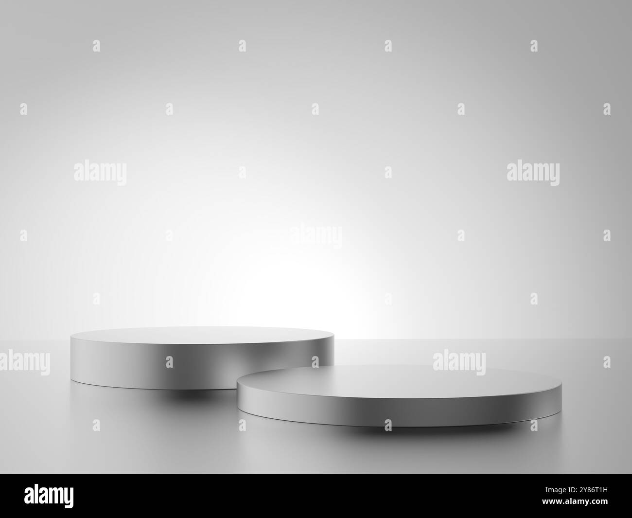 Abstract realistic 3d cylinder pedestal podium hi-res stock photography ...