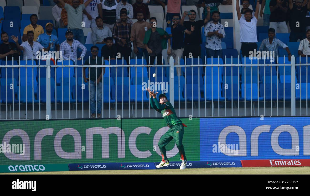 October 3, 2024, Sharjah, New Delhi, United Arab Emirates (UAE: Fahima ...