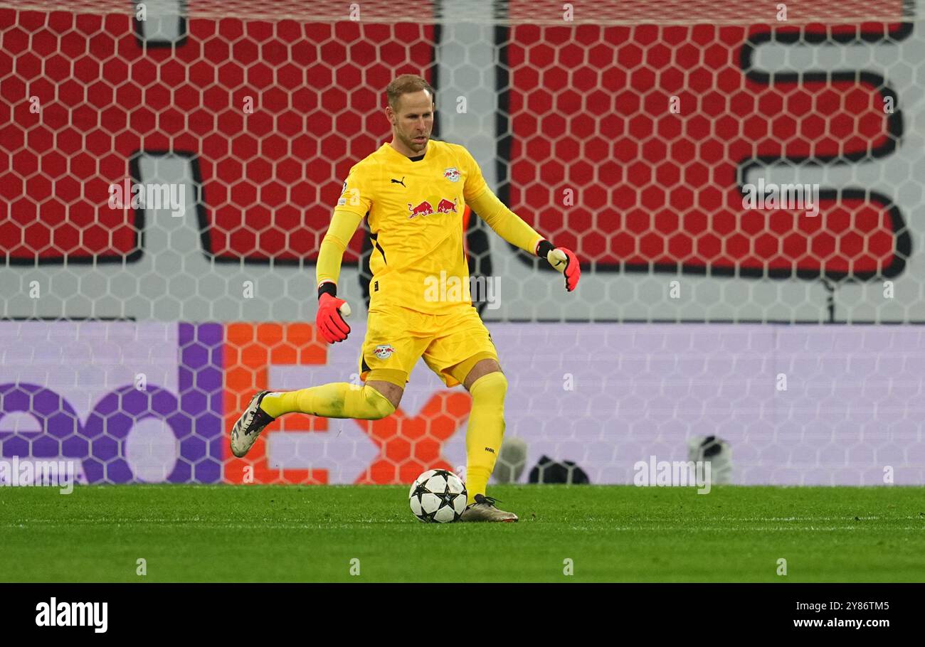 Leipzig, Germany. 2 October, 2024. Peter Gulacsi of Leipzig during the ...