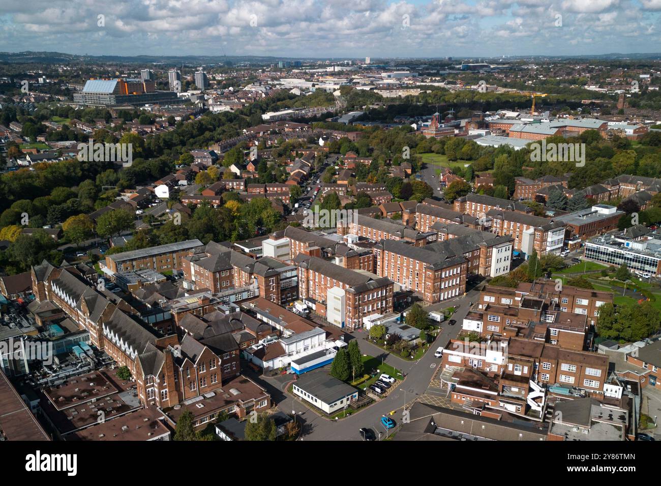 Dudley Road, Birmingham, 3rd October, 2024. Birmingham's City Hospital ...