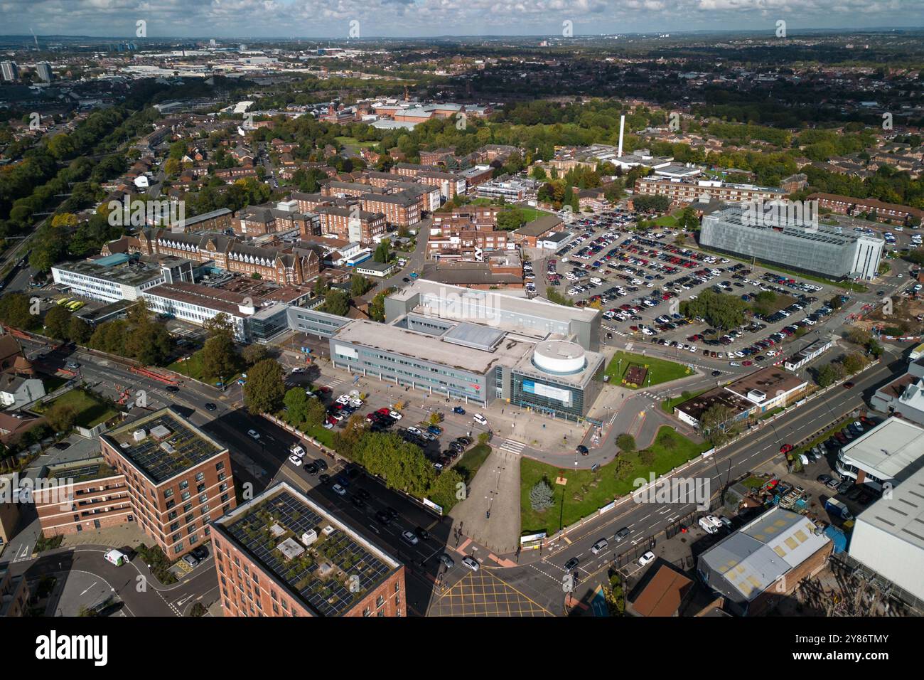 Dudley Road, Birmingham, 3rd October, 2024. Birmingham's City Hospital ...
