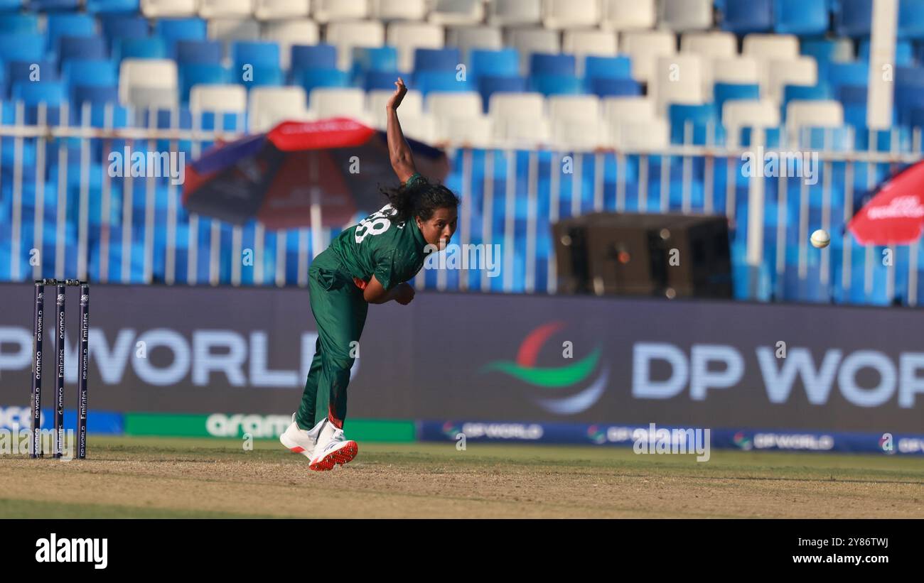 October 3, 2024, Sharjah, New Delhi, United Arab Emirates (UAE: Ritu ...