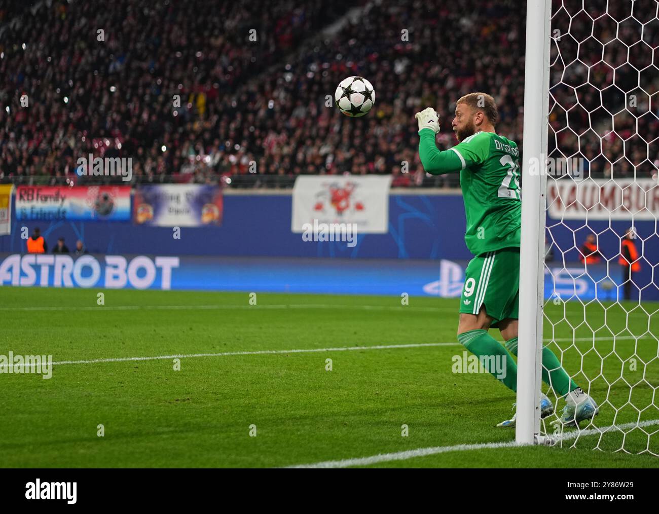 Leipzig, Germany. 2 October, 2024. Michele Di Gregorio of Juventus ...