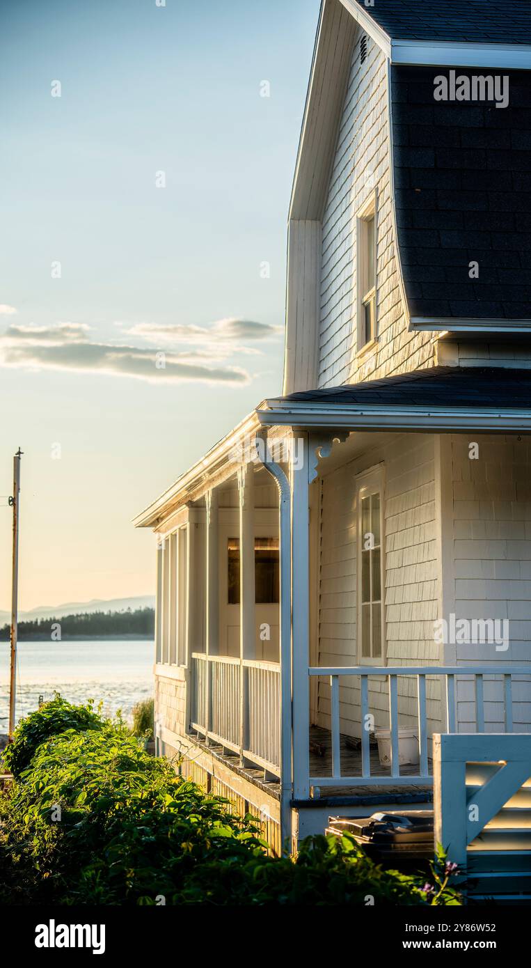 Kamouraska, Picturesque riverside town, Quebec, Canada Stock Photo - Alamy