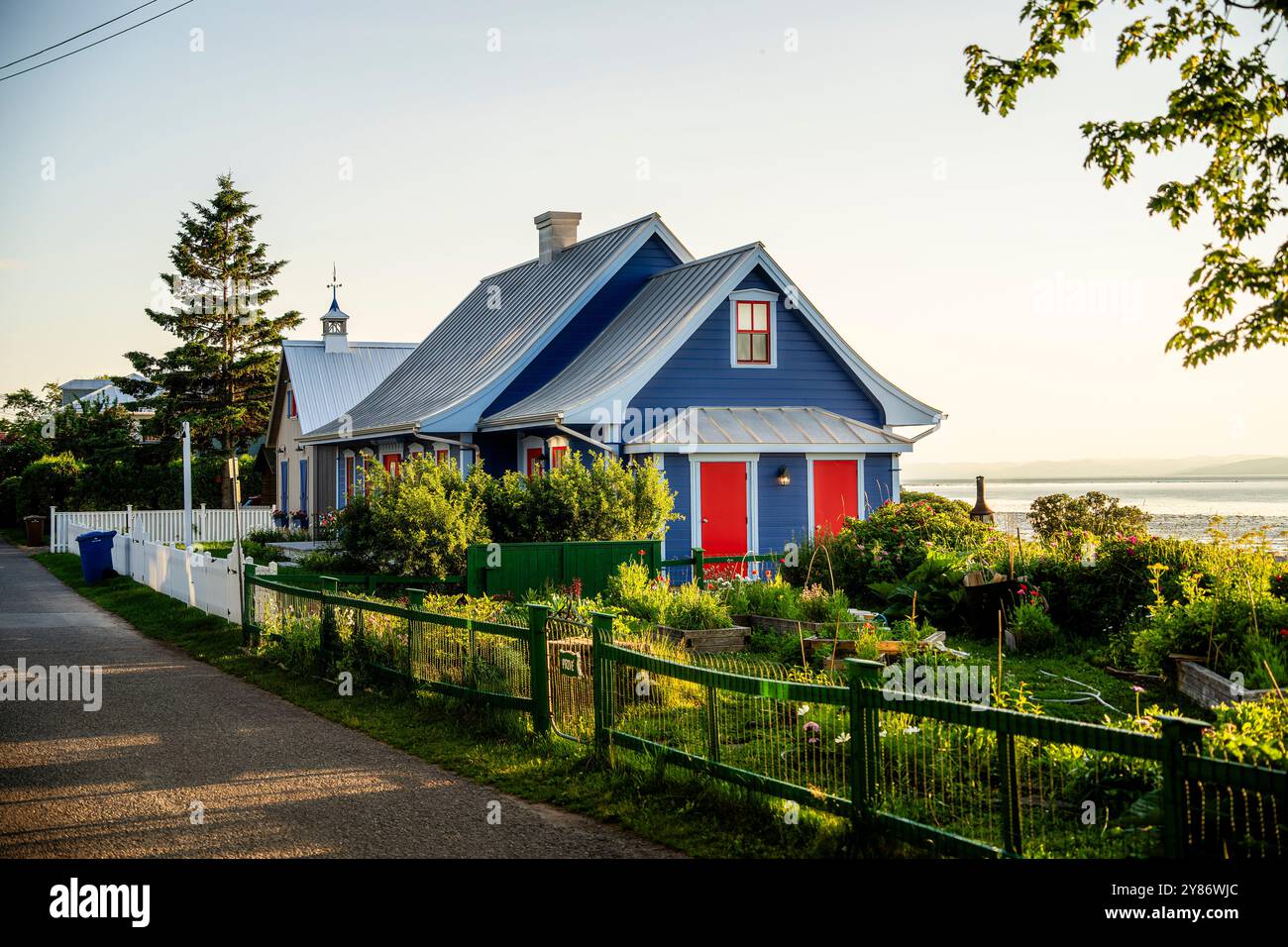 Kamouraska, Picturesque riverside town, Quebec, Canada Stock Photo - Alamy