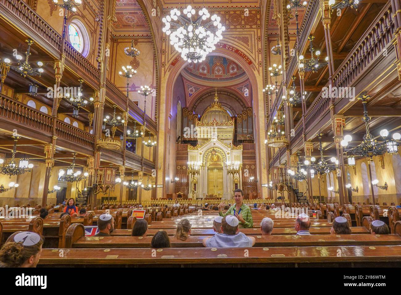 Hungary, Budapest, The Great Synagogue in Dohany Street is the largest ...