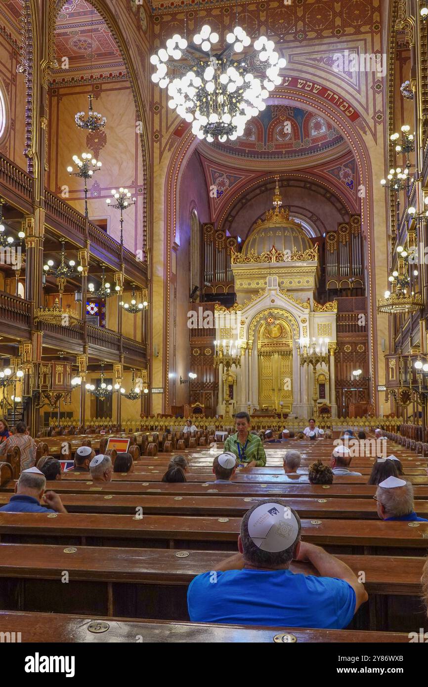 Hungary, Budapest, The Great Synagogue in Dohany Street is the largest ...