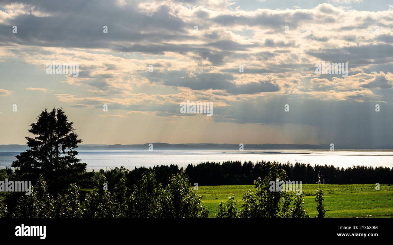 Kamouraska, Picturesque riverside town, Quebec, Canada Stock Photo - Alamy
