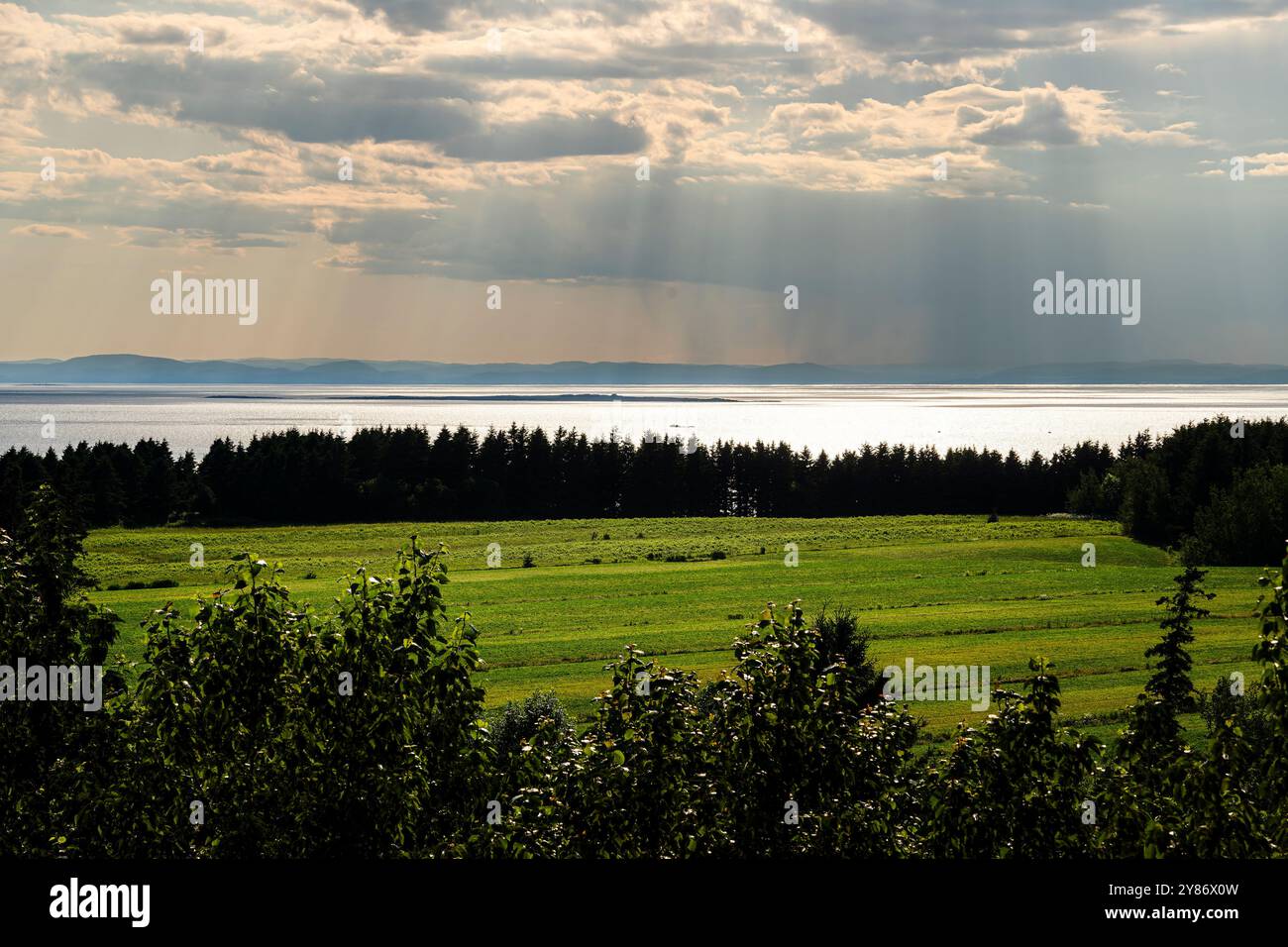 Kamouraska, Picturesque riverside town, Quebec, Canada Stock Photo - Alamy